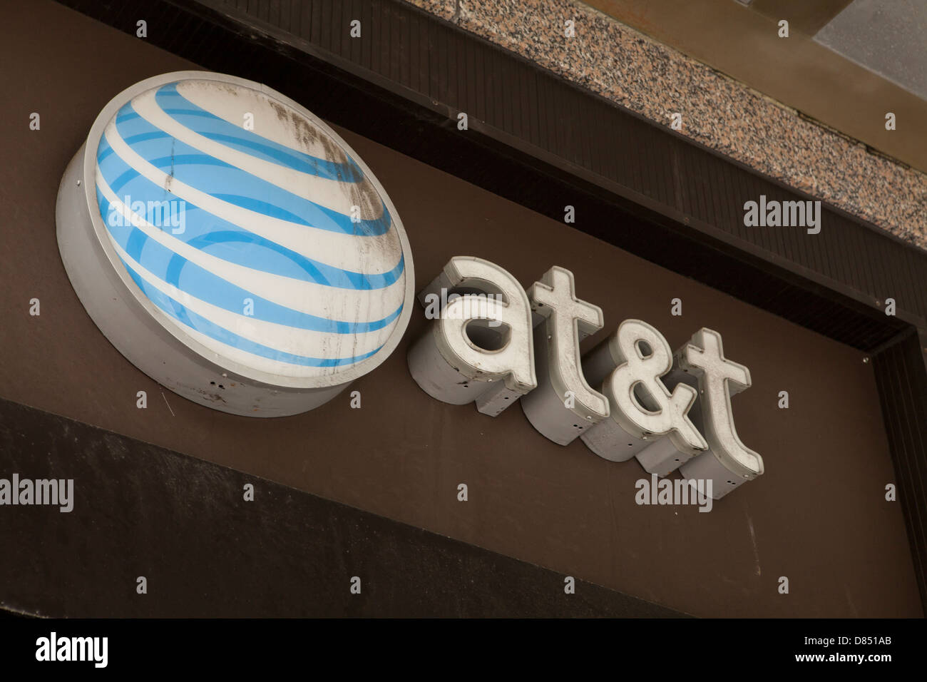 AT&T logo and sign - USA Stock Photo - Alamy