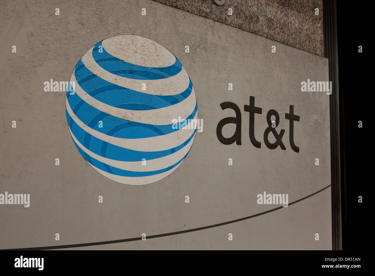 AT&T logo and sign - USA Stock Photo - Alamy