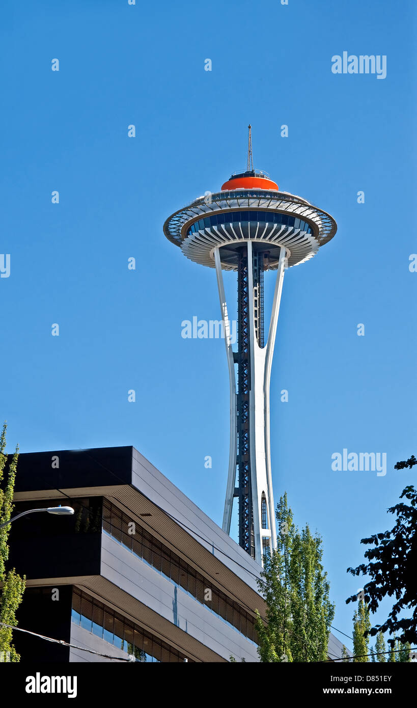 The Spaceneedle, an icon of Seattle celebrates its golden 50th year ...