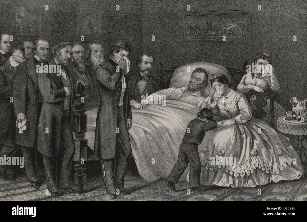 President abraham lincoln death hi-res stock photography and images - Alamy