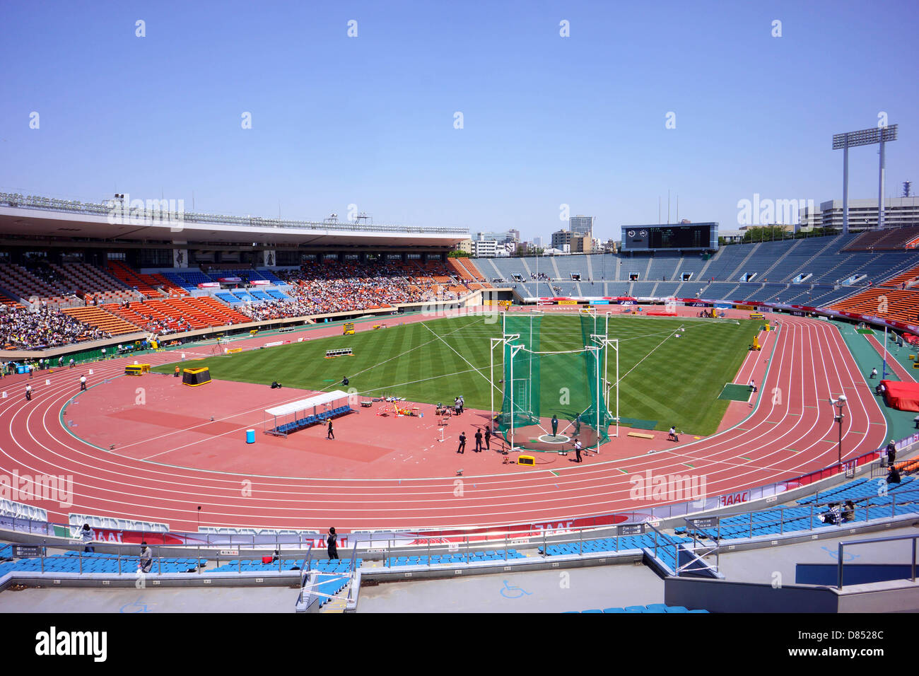 National Stadium, MAY 5, 2013 - Athletics : A general view inside of ...