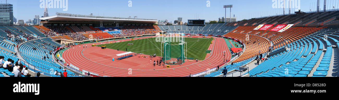 National Stadium, MAY 5, 2013 - Athletics : A general view inside of ...