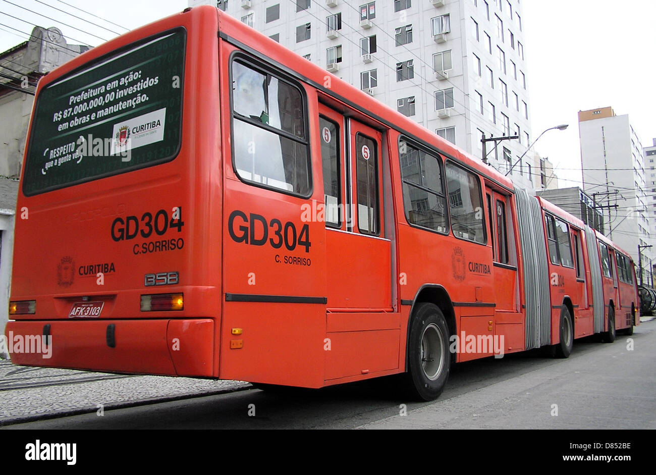 Expresso Biarticulado is a type of articulated bus operating in ...