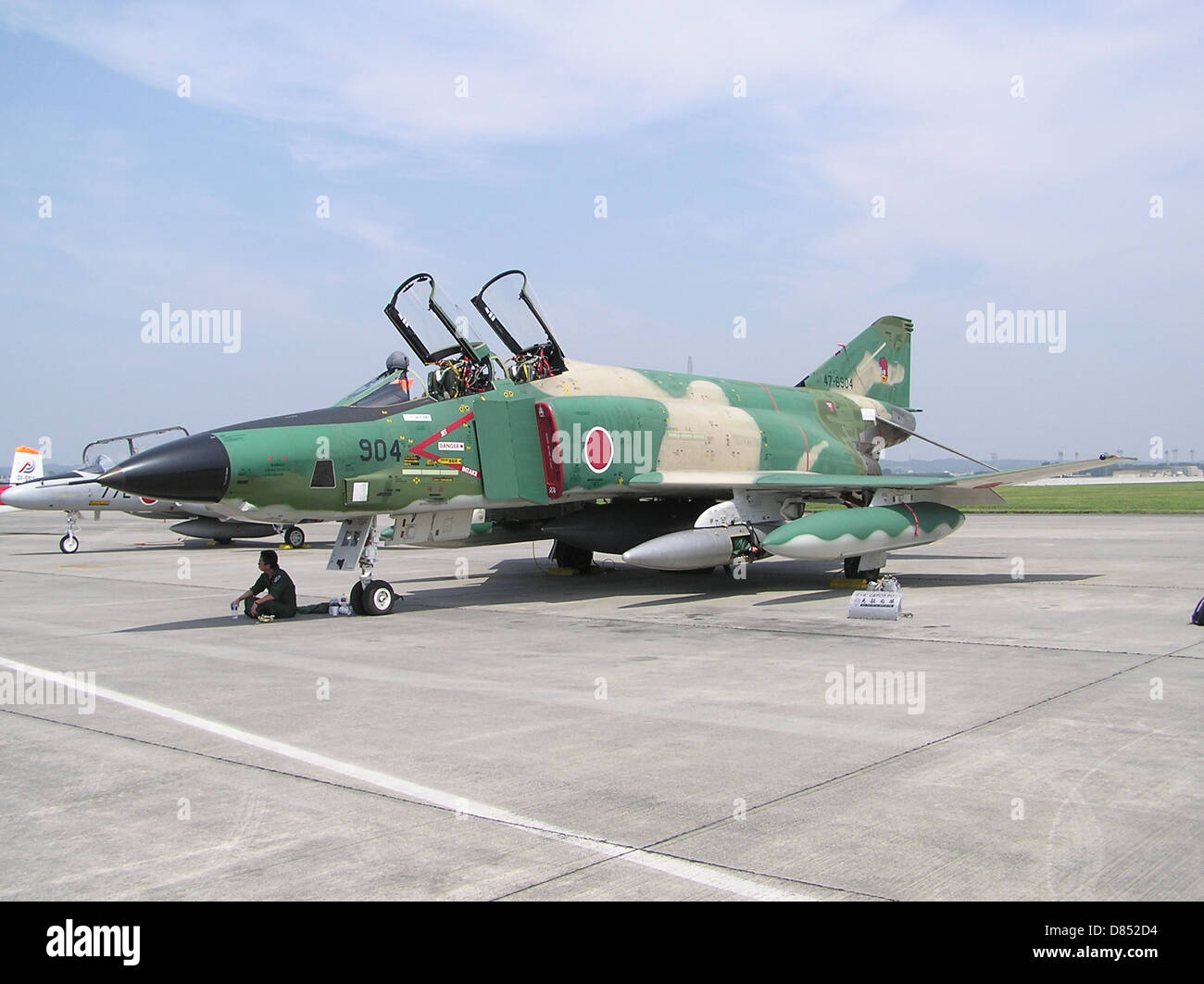 The McDonnell Douglas F-4 Phantom II, serial number F-4 1, is seen at ...