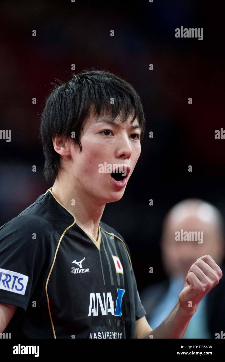 Paris, France. 19th May 2013. Kenta Matsudaira of Japan reacts during ...