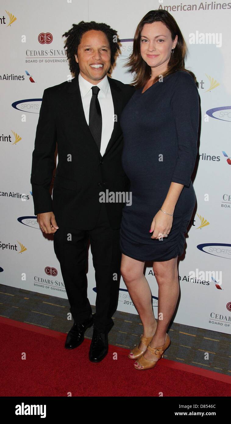 Los Angeles, California, USA. 19th May 2013. Cobi Jones; Kim Reese ...