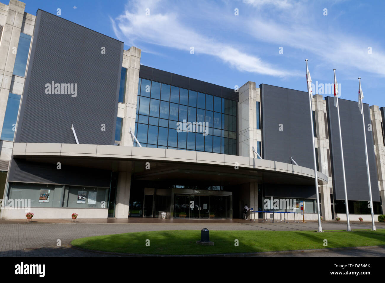 The entrance to the Honda Collection Hall, showcasing the brand's ...