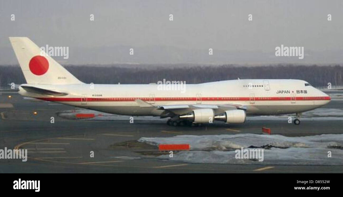 A government-operated Boeing 747, used for official state functions and ...