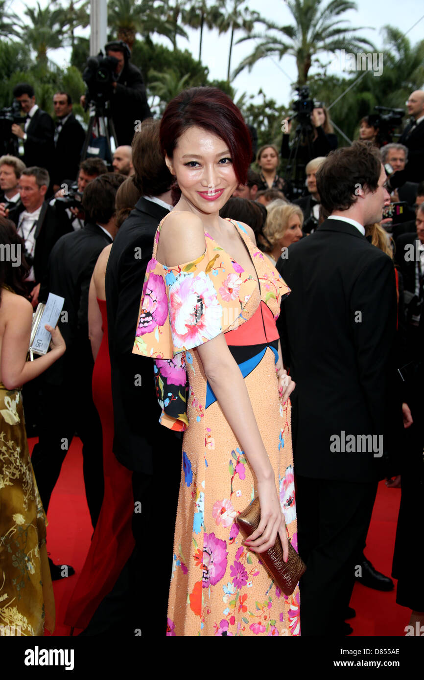 Chinese model and TV Presenter Li Siyu attends the premiere of "Jeune ...