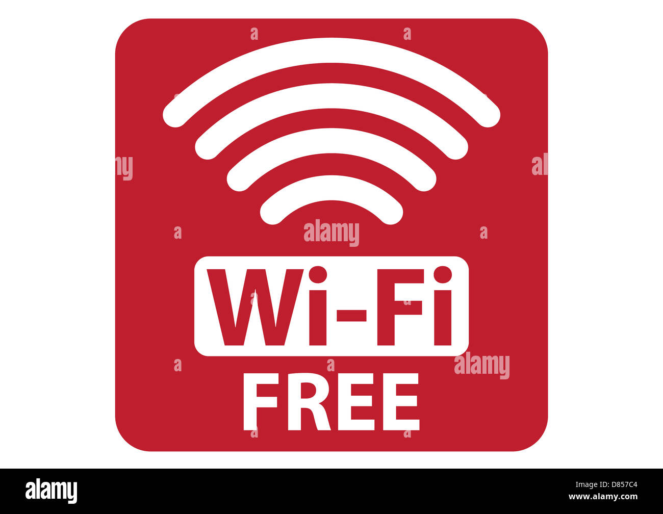 Free Wi-Fi sign Stock Photo - Alamy