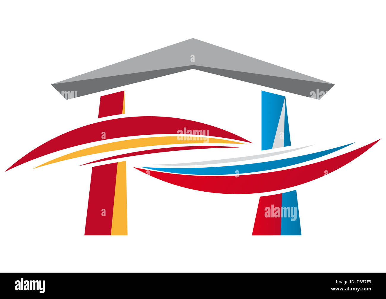 Abstract Sign template. Icons for any type of business Stock Photo - Alamy