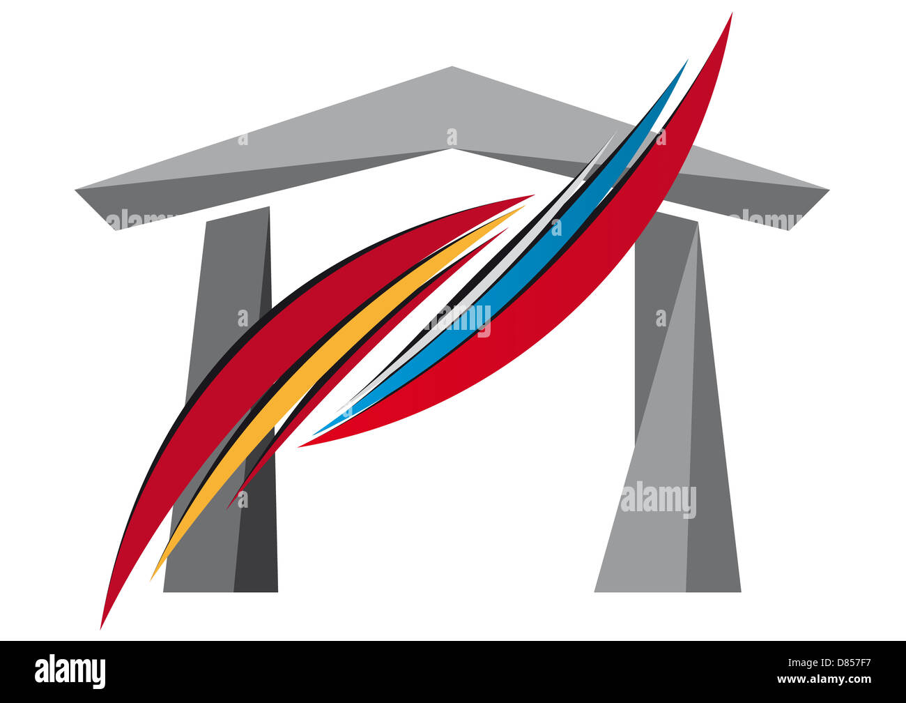 Abstract Sign template. Icons for any type of business Stock Photo - Alamy