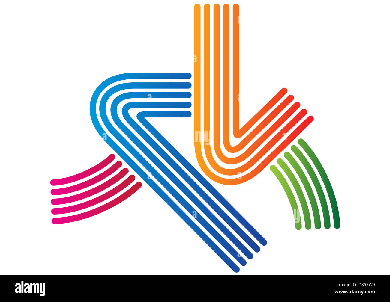 Abstract Sign template. Icons for any type of business Stock Photo - Alamy