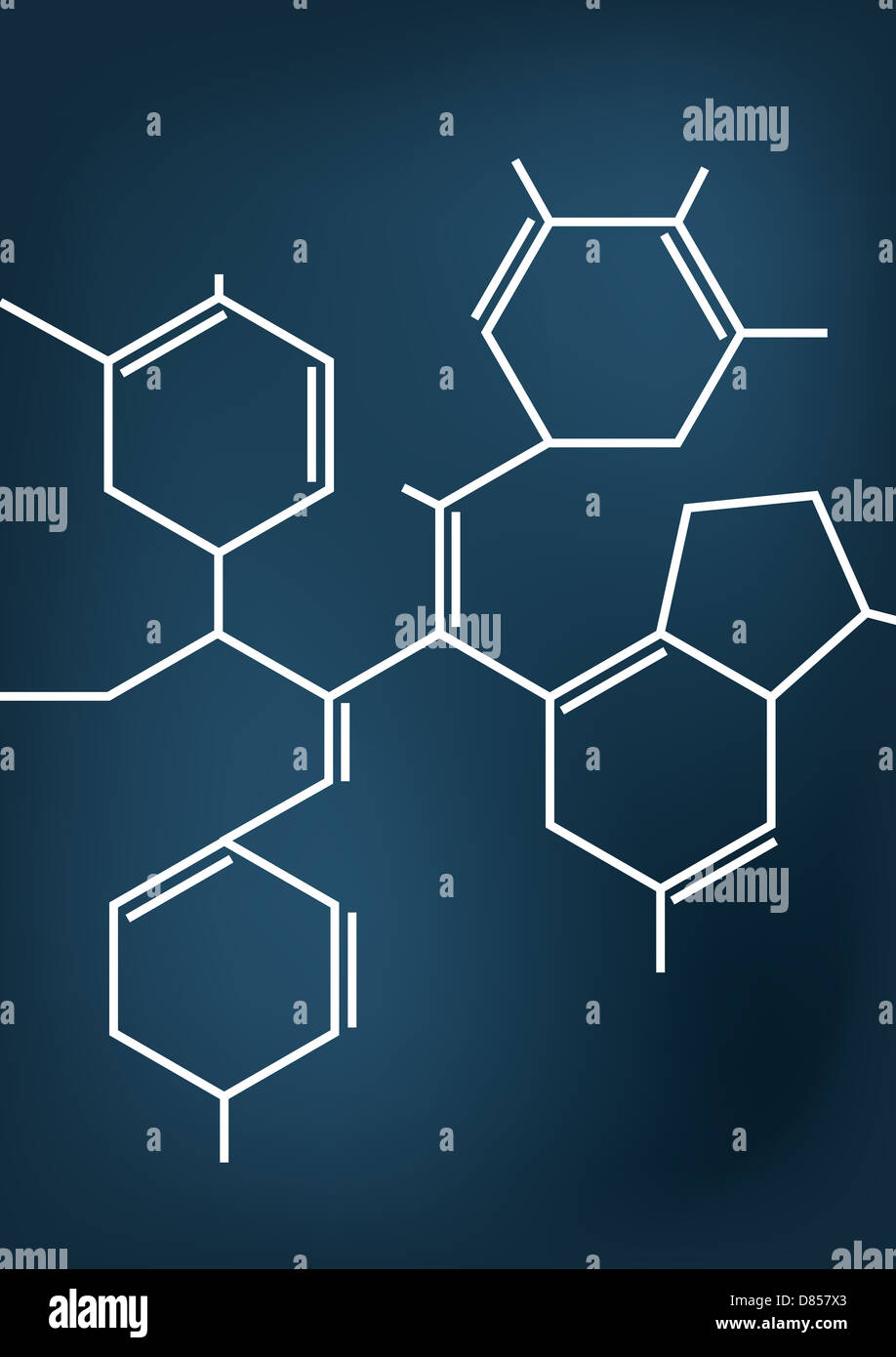 Illustration of Abstract Chemical formula Stock Photo - Alamy