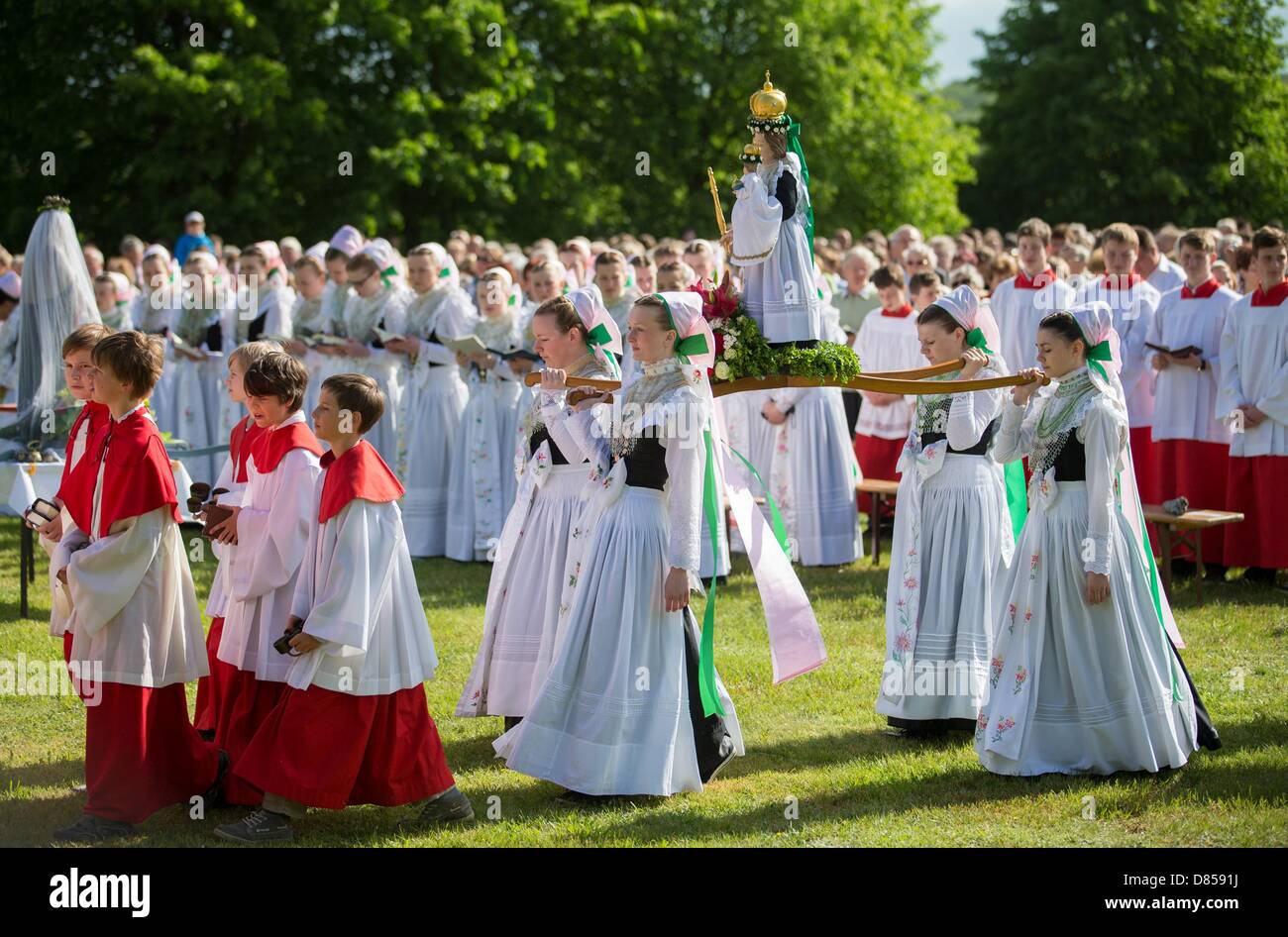Catholic Sorbs participate in the traditional Sorbian Pilgrimage on ...
