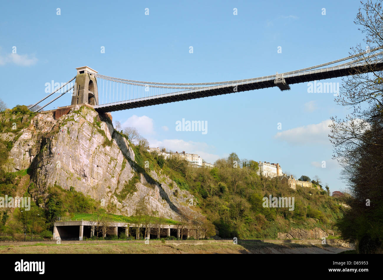 Brunell's Clifton Suspension Bridge & Avon Gorge, Bristol Stock Photo ...