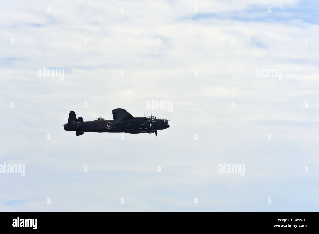 Lancaster bomber at an air show in England Stock Photo - Alamy