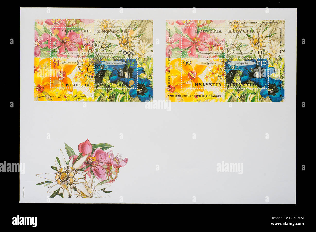 Singapore stamp stamp collection hi-res stock photography and images ...