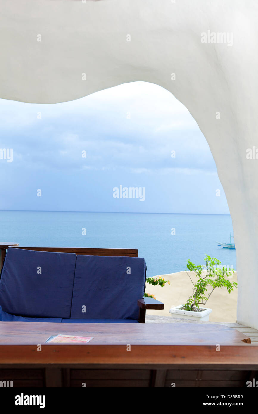 A scenic view of a resort and beach Stock Photo - Alamy