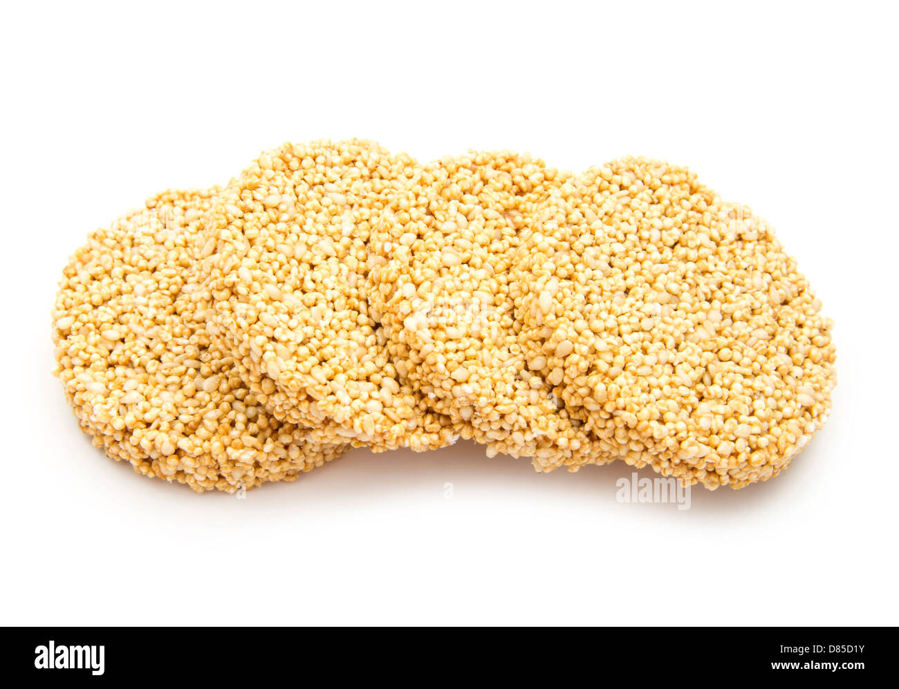 group of amaranth cookies isolated on white background Stock Photo - Alamy