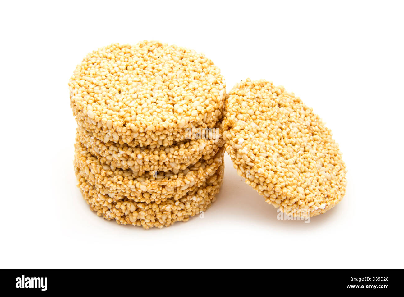 group of amaranth cookies isolated on white background Stock Photo - Alamy