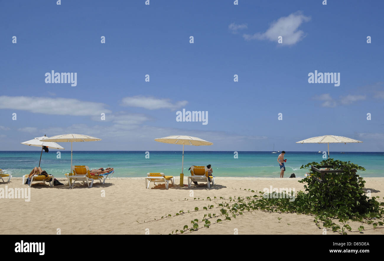 Santa Maria Beach Island of Sal Cape Verde Stock Photo - Alamy
