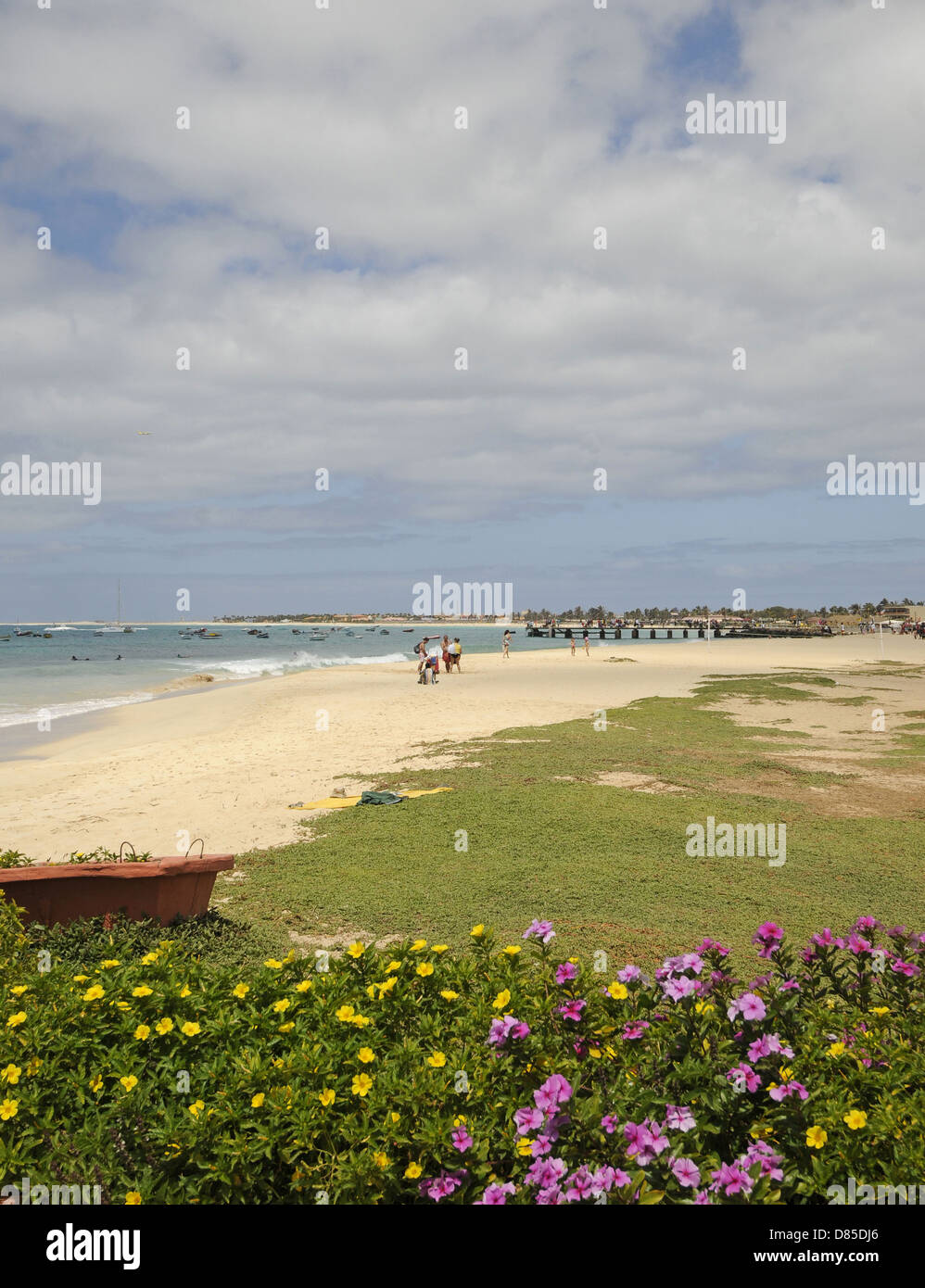 Santa Maria Beach Island of Sal Cape Verde Stock Photo - Alamy