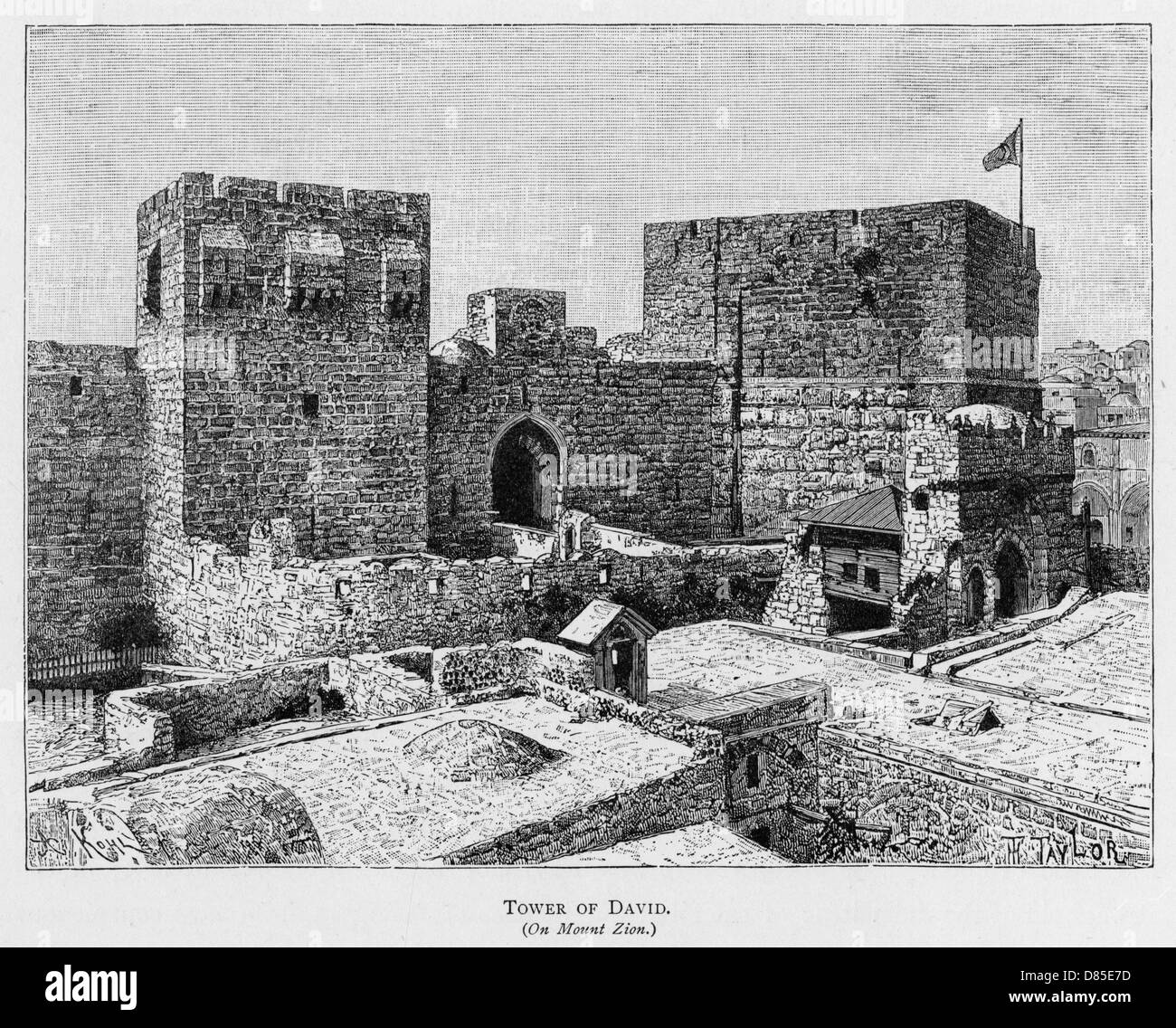 Mount zion israel Black and White Stock Photos & Images - Alamy