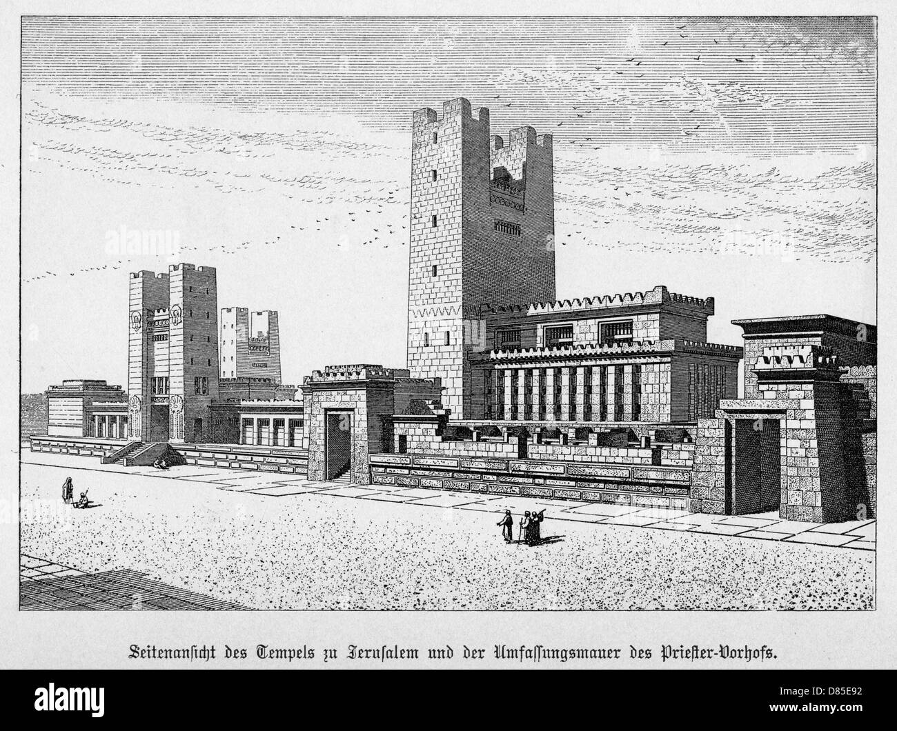 Construction of the jerusalem temple hi-res stock photography and ...