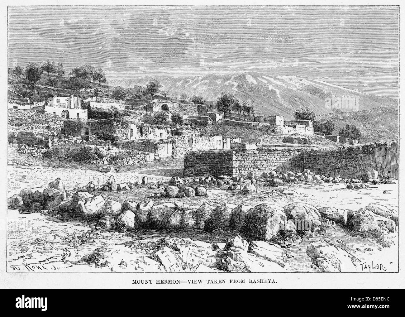 Slopes of mount Black and White Stock Photos & Images - Alamy