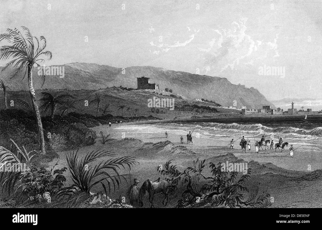 Haifa view Black and White Stock Photos & Images - Alamy