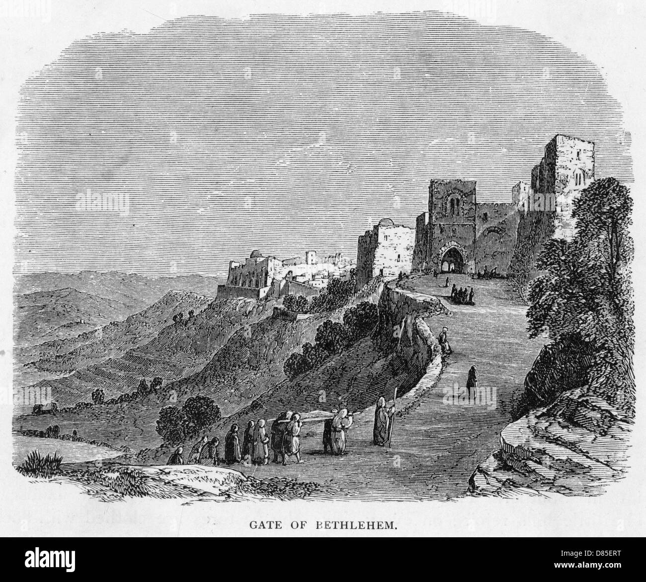 Bethlehem gate Black and White Stock Photos & Images - Alamy