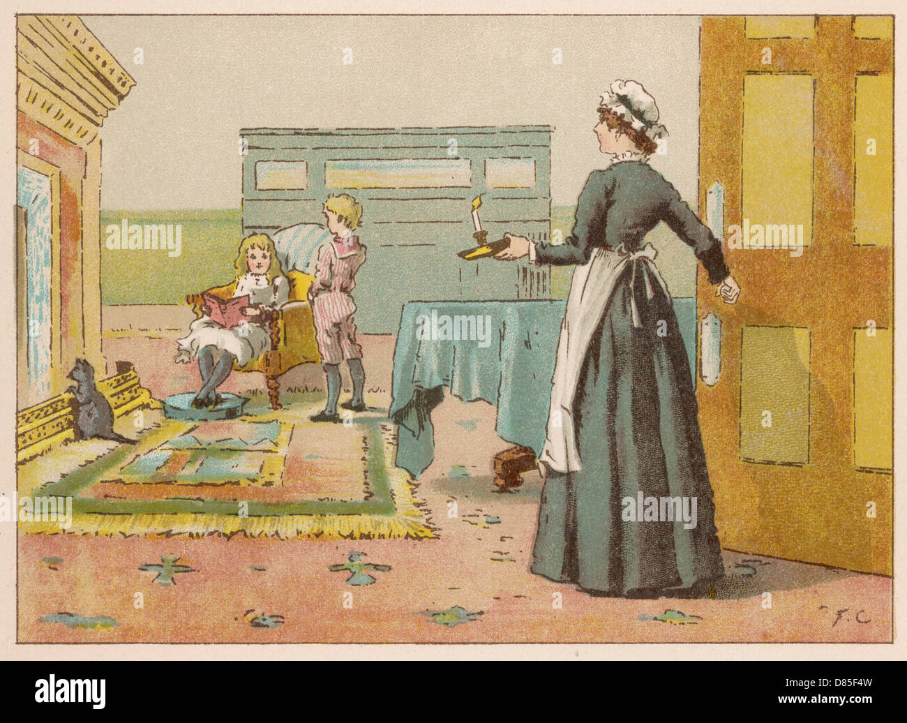 Servant maid maids hi-res stock photography and images - Alamy