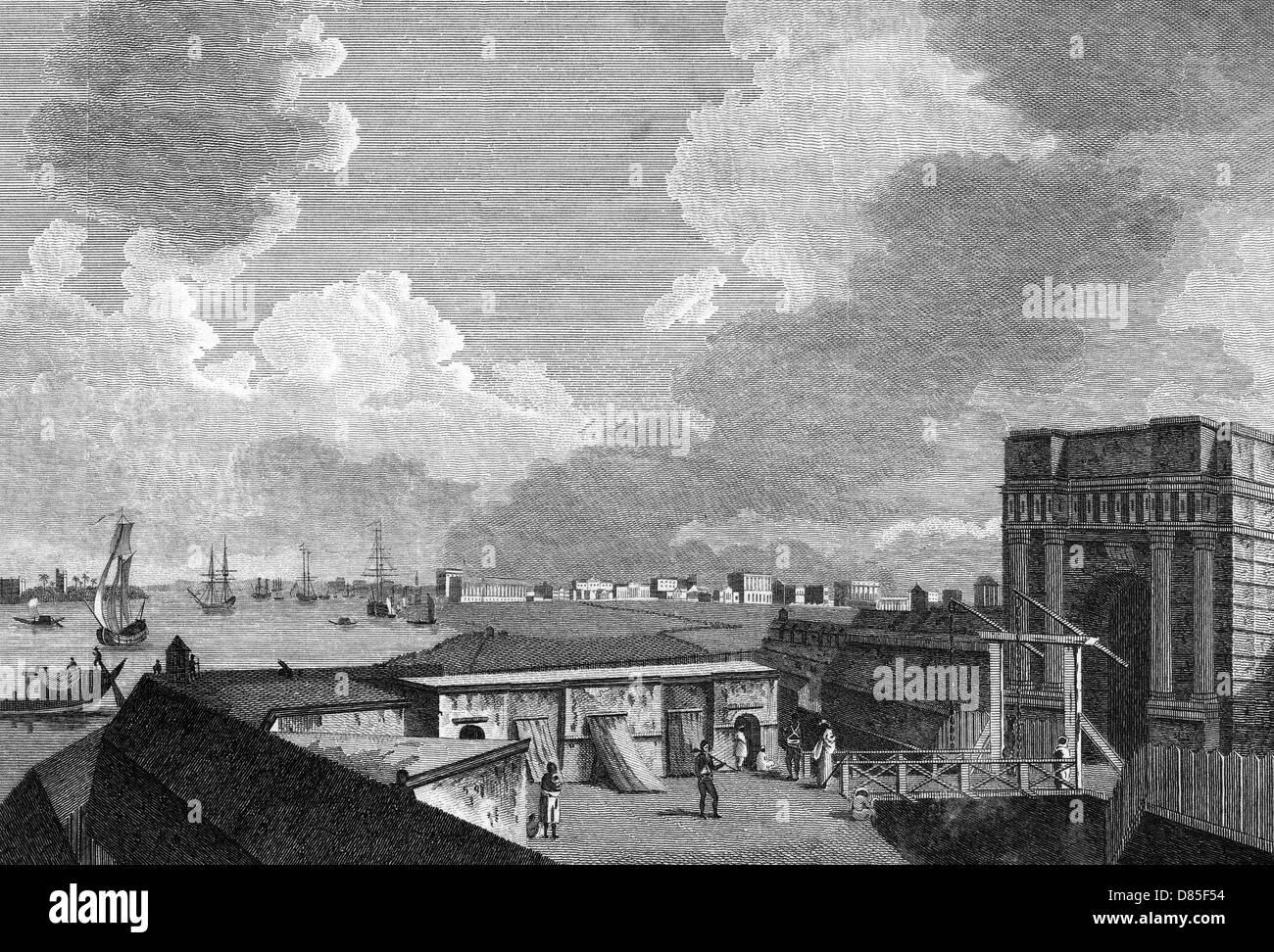 Fort william calcutta india fort hi-res stock photography and images ...