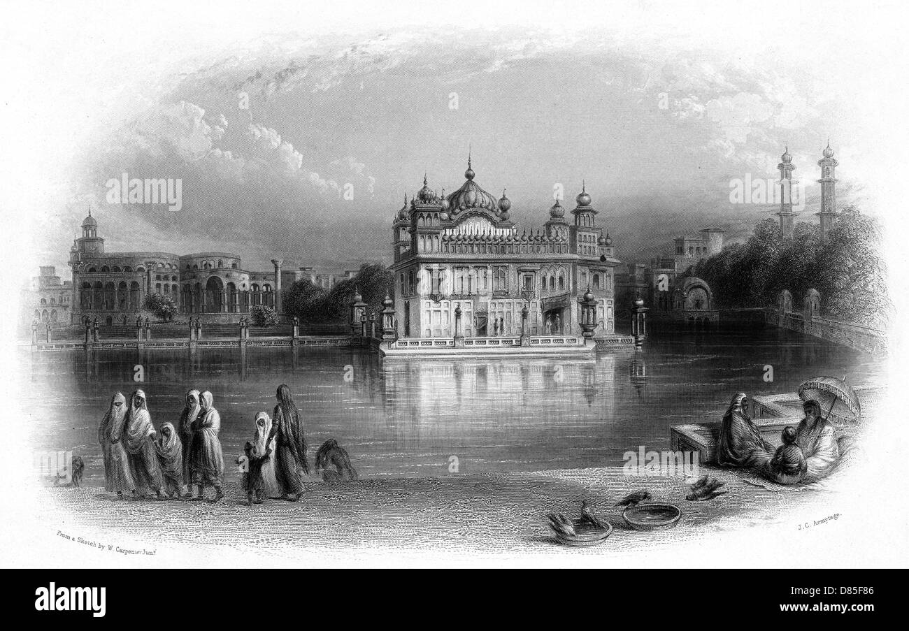 India, golden temple Cut Out Stock Images & Pictures - Alamy