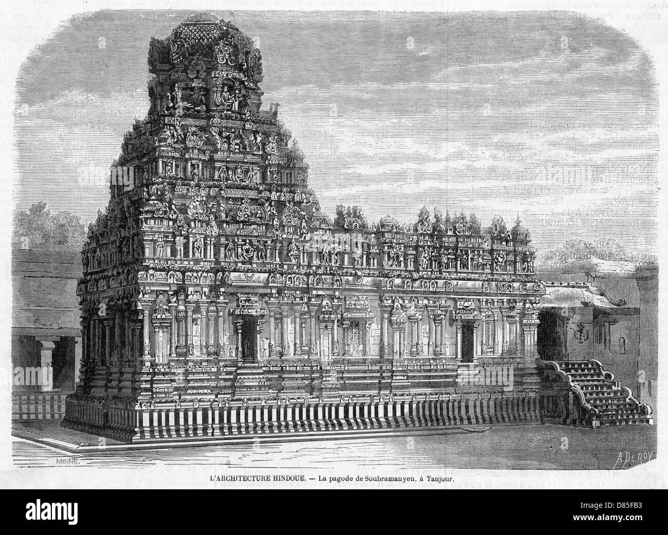 Thanjavur Black and White Stock Photos & Images - Alamy