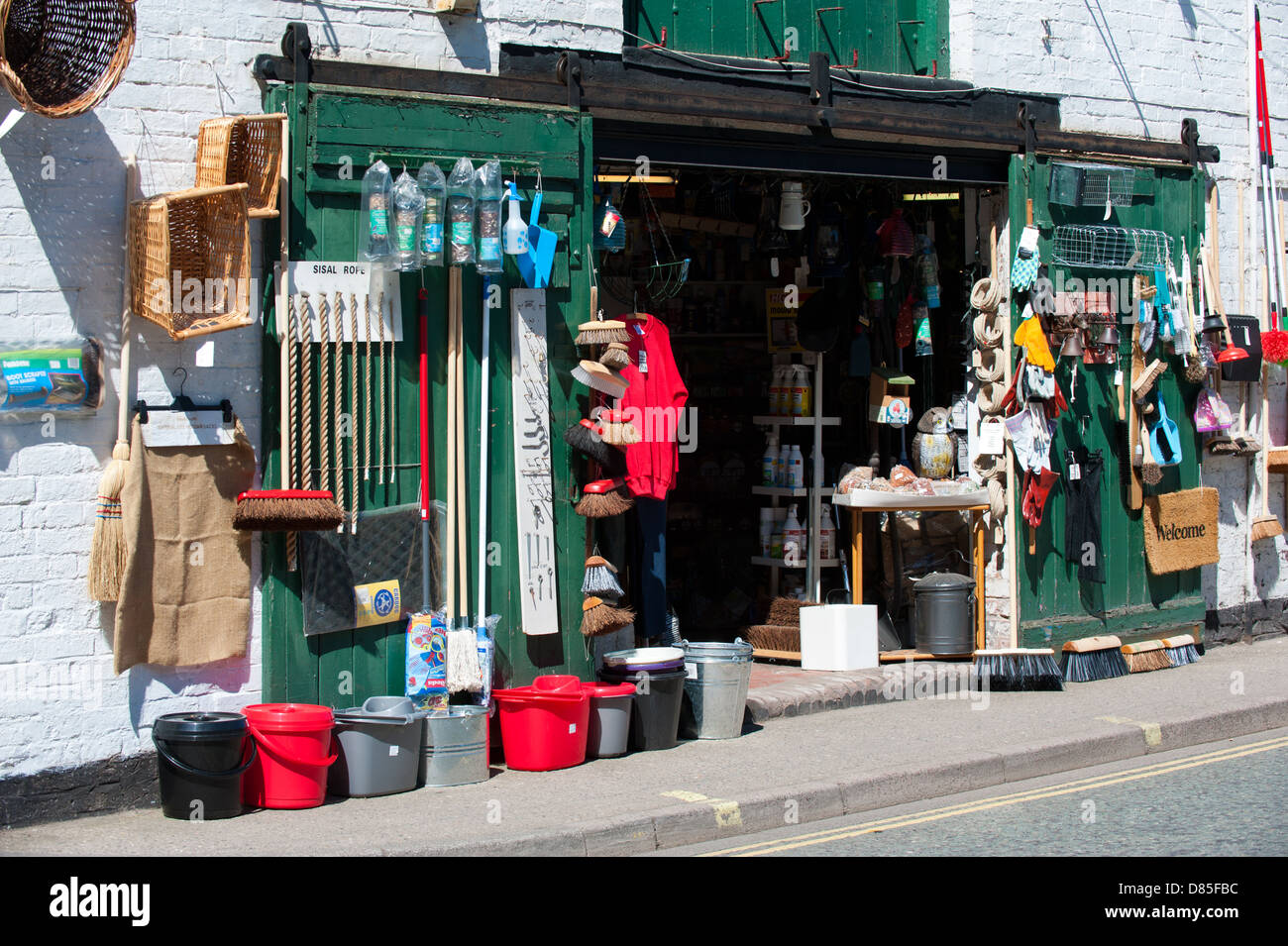 Hardware store front in Shrewsbury Stock Photo - Alamy