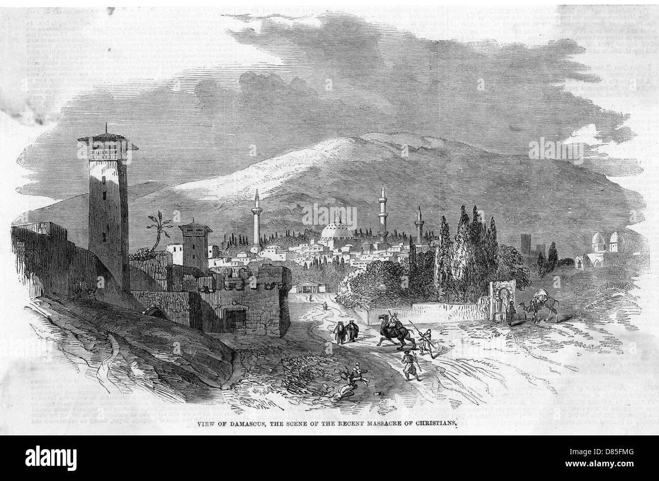 Damascus general view hi-res stock photography and images - Alamy