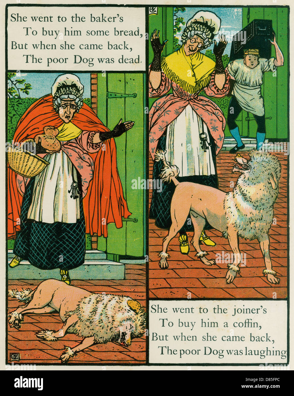 OLD MOTHER HUBBARD Stock Photo - Alamy