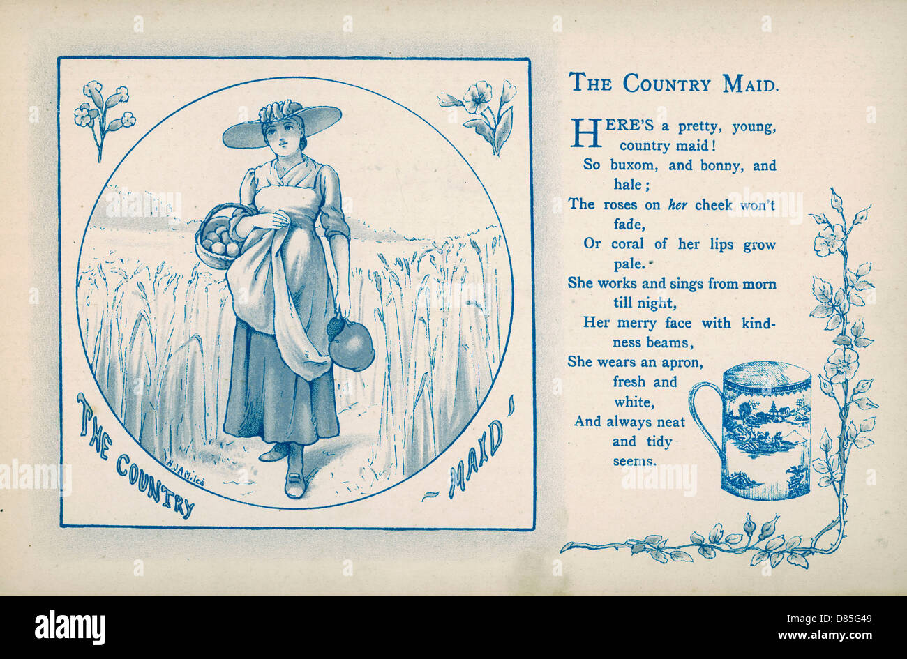 The Country Maid song Stock Photo - Alamy