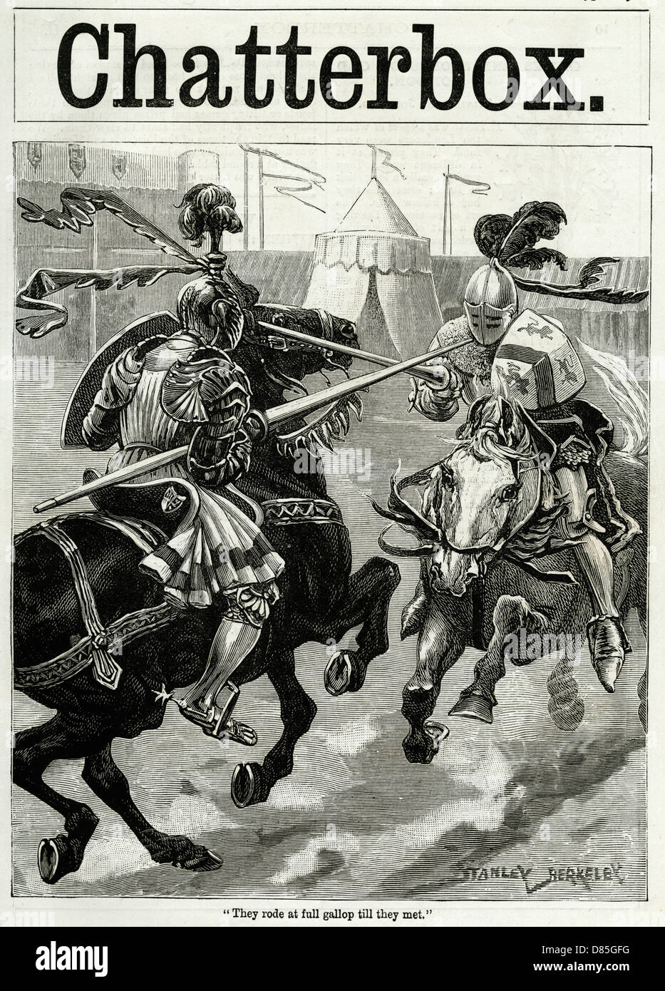 Joust tournament hi-res stock photography and images - Alamy