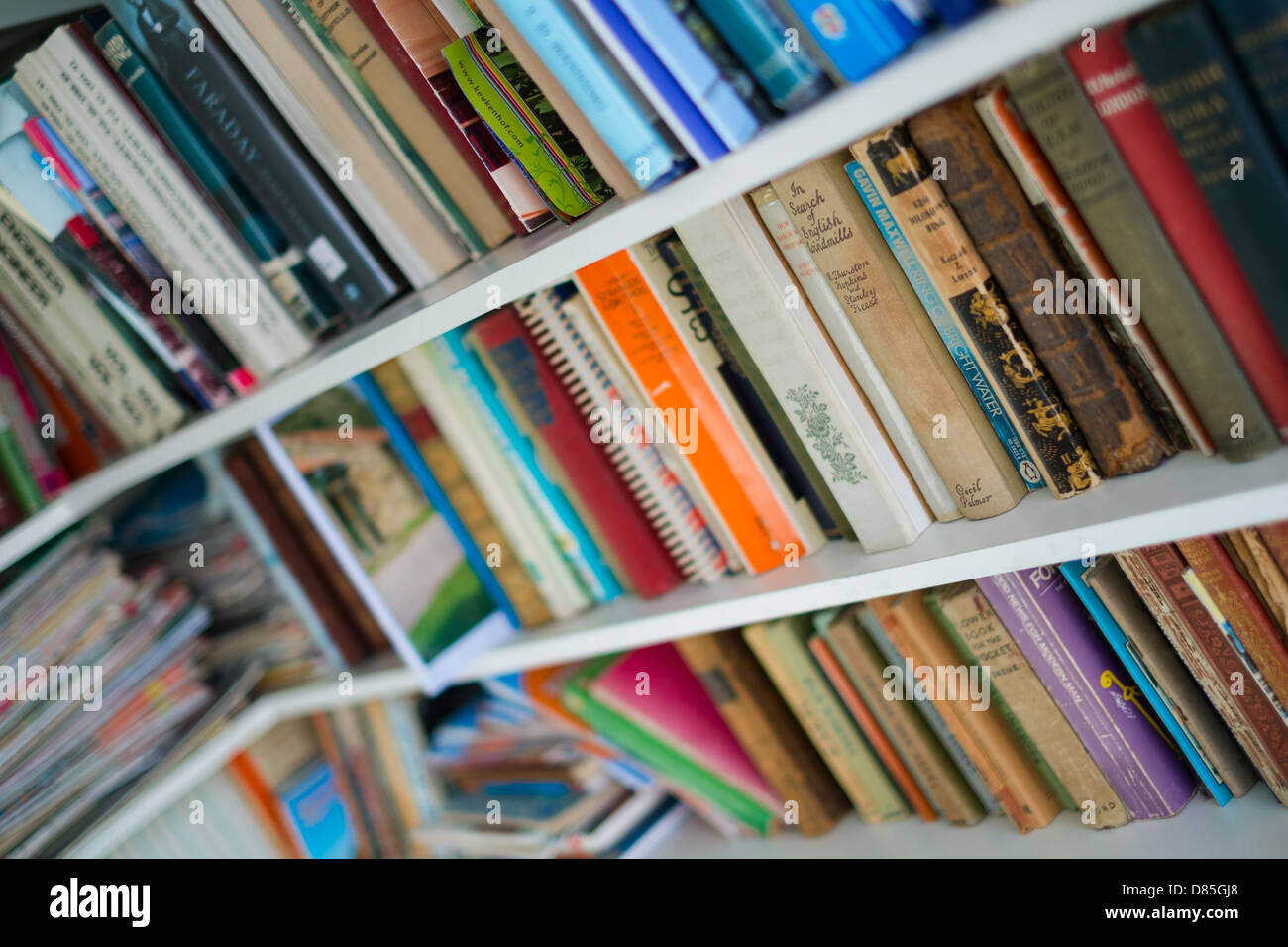 Book collection shelf hi-res stock photography and images - Alamy