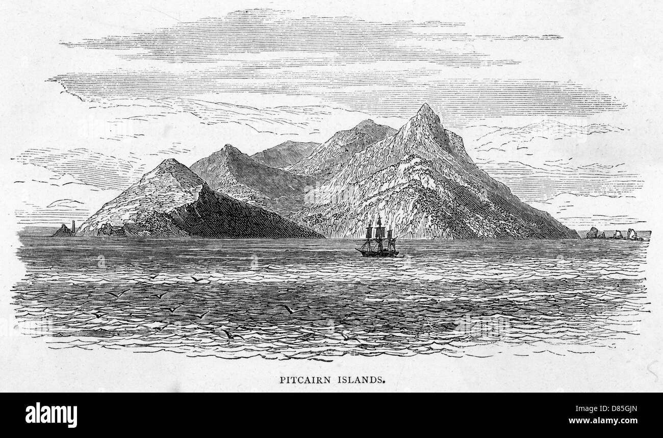 Pitcairn island view hi-res stock photography and images - Alamy