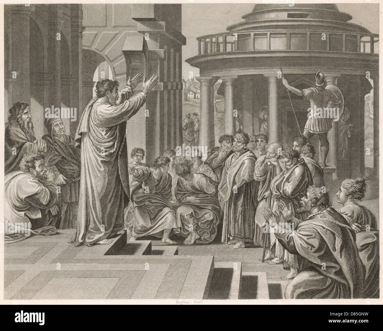 St paul preaching athens hi-res stock photography and images - Alamy
