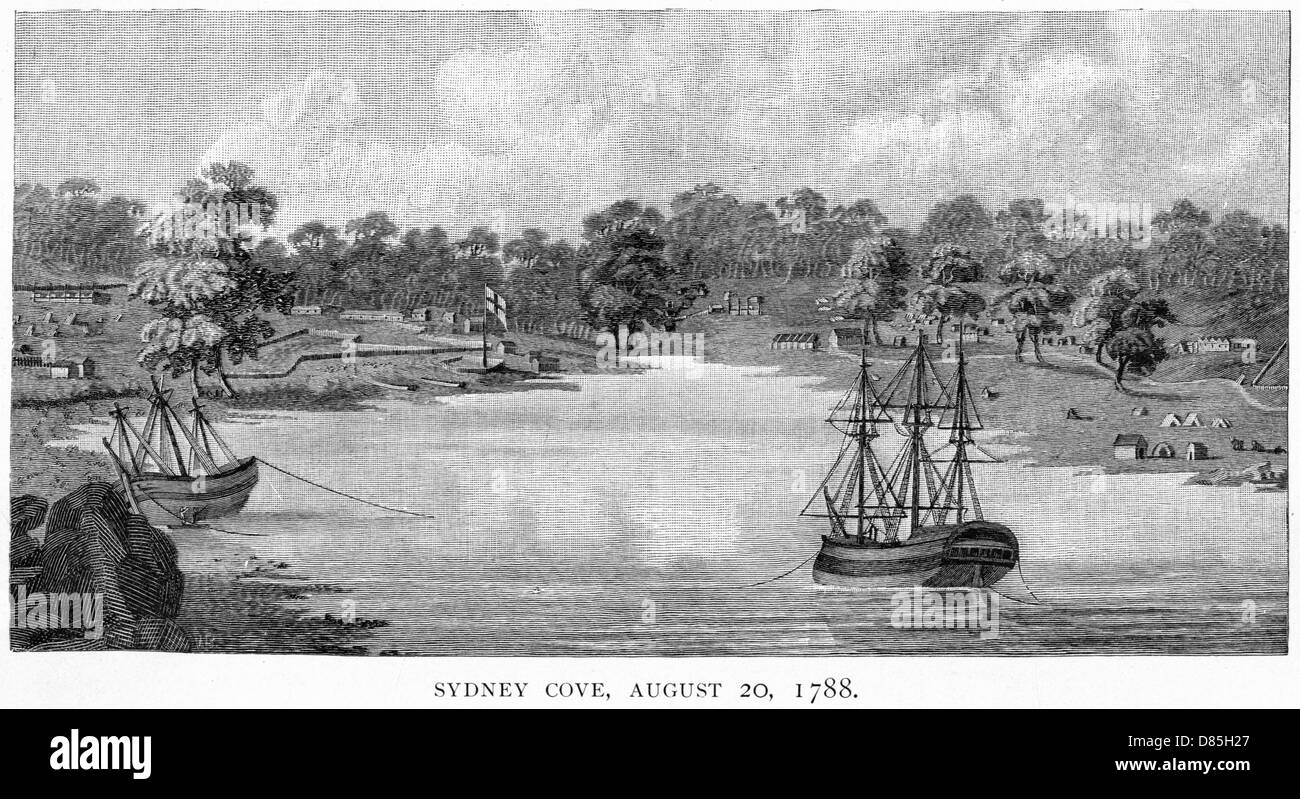 1788 sydney australia hi-res stock photography and images - Alamy
