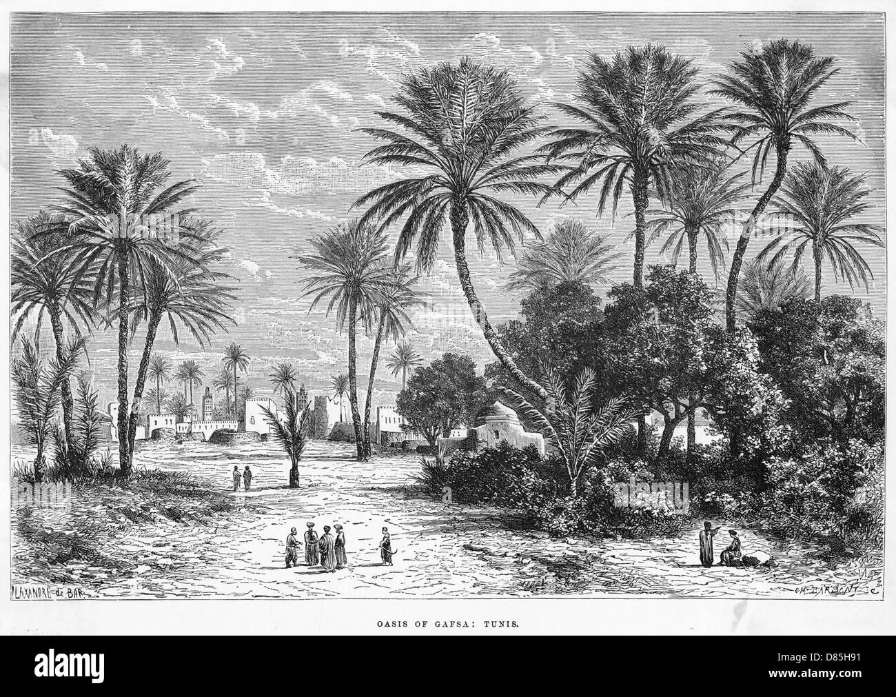 Gafsa oasis hi-res stock photography and images - Alamy