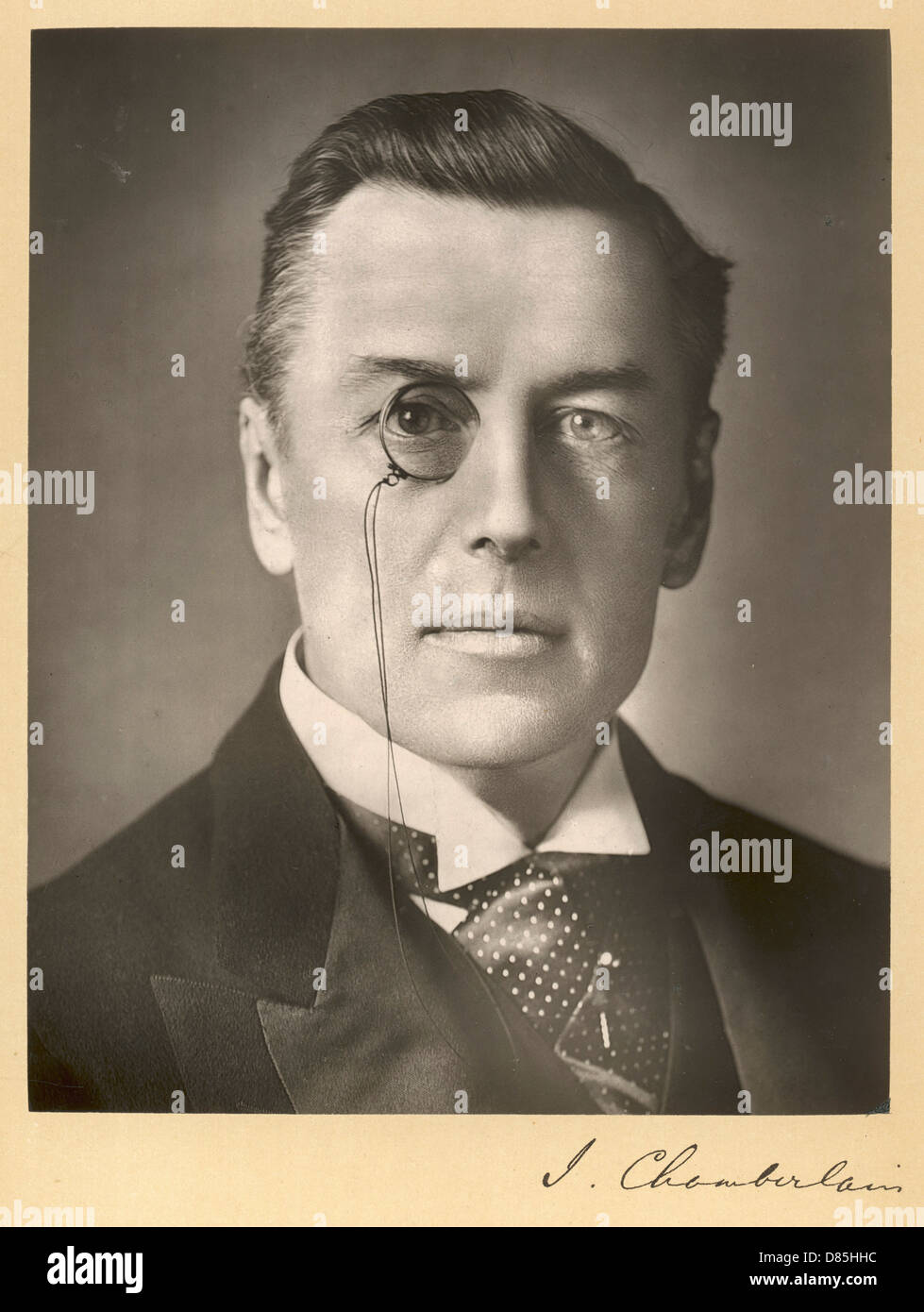 Chamberlain joseph hi-res stock photography and images - Alamy