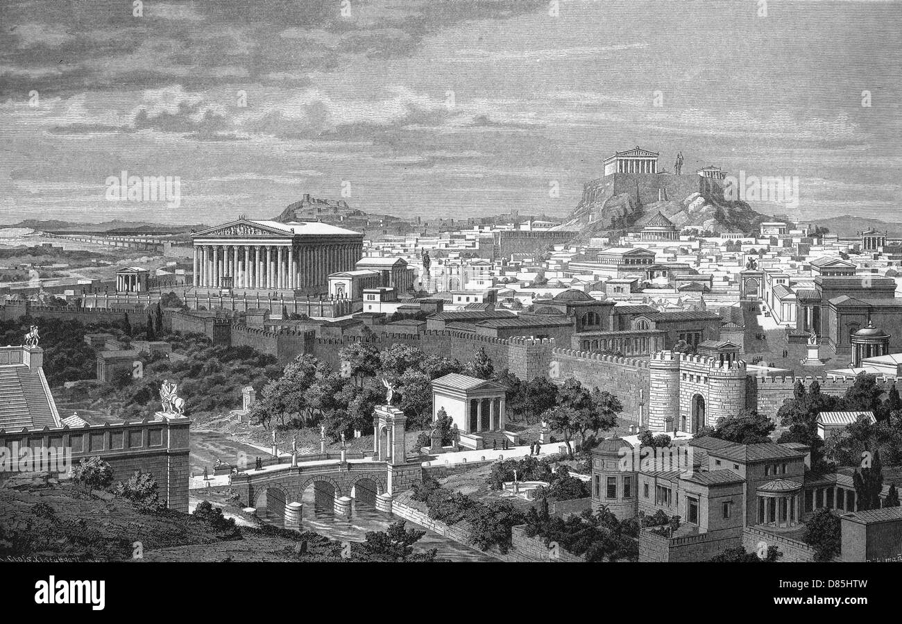 Reconstruction athens hi-res stock photography and images - Alamy