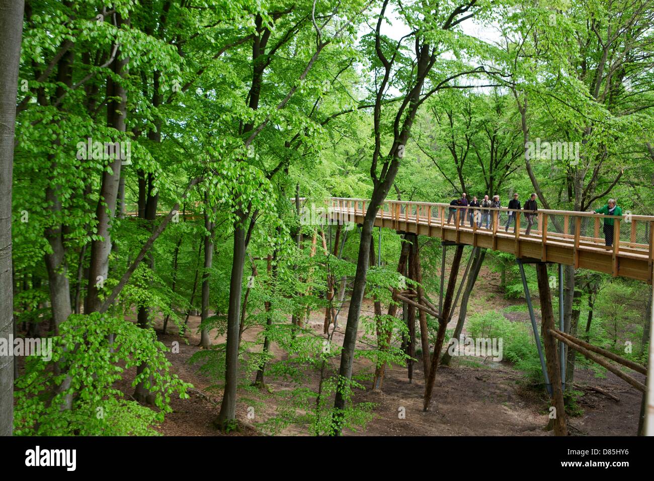 40-meters-high spiral belt tower is part of a 1,25 kilometers long ...