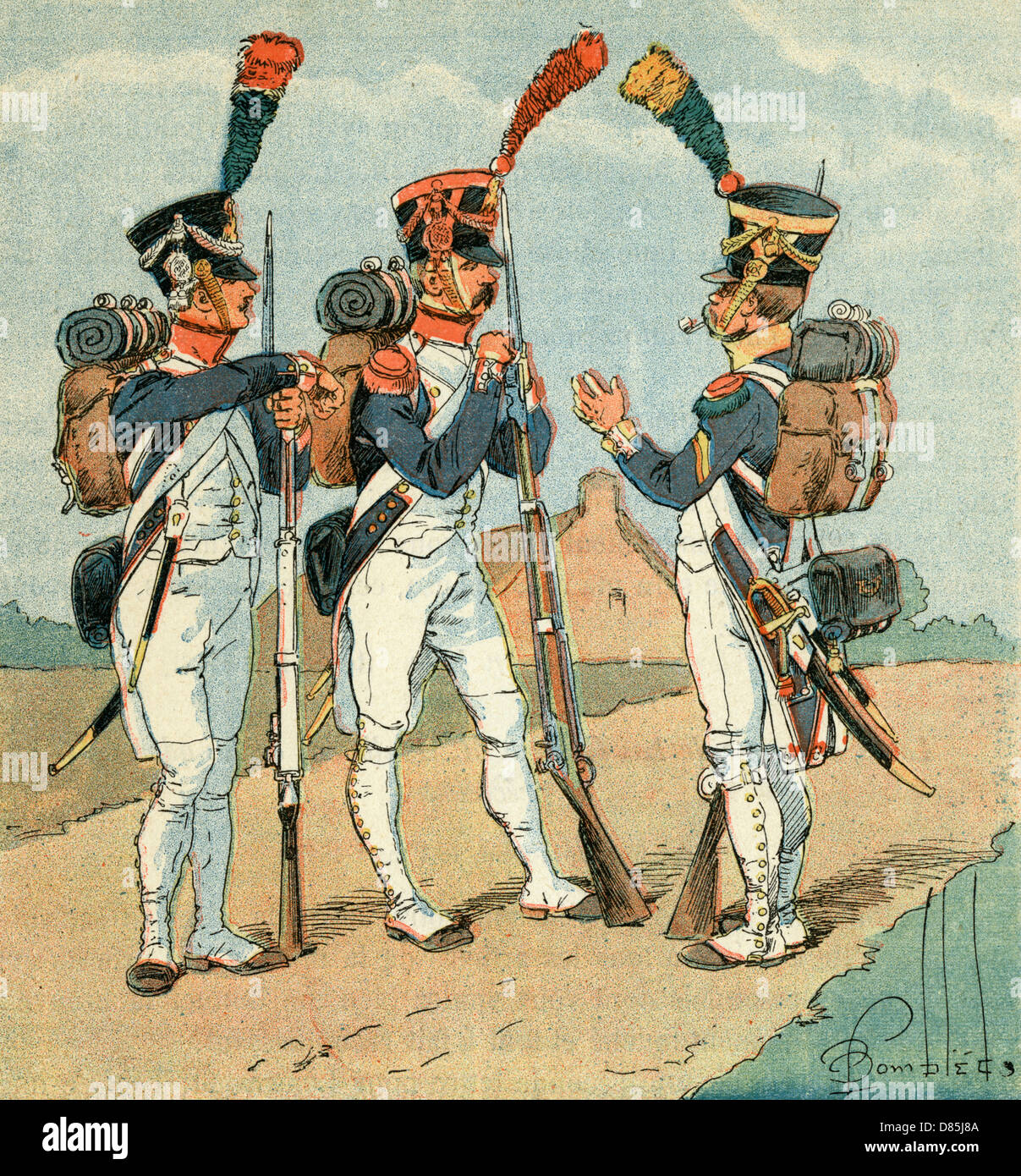 French napoleonic infantry hi-res stock photography and images - Alamy